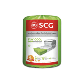 ฉนวนกันความร้อน SCG รุ่น STAY COOL หนา 75 มม. (3 นิ้ว) - ศูนย์รวมวัสดุฝ้าเพดานและผนัง - ยิปสโตร์